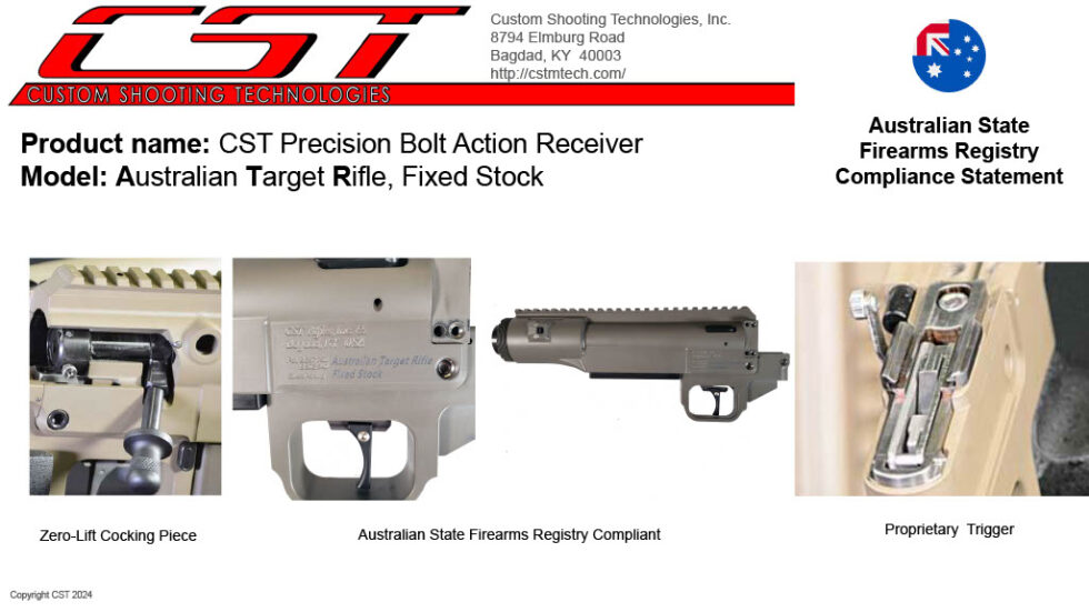 CST Precision Bolt Action Receiver | Custom Shooting Technologies